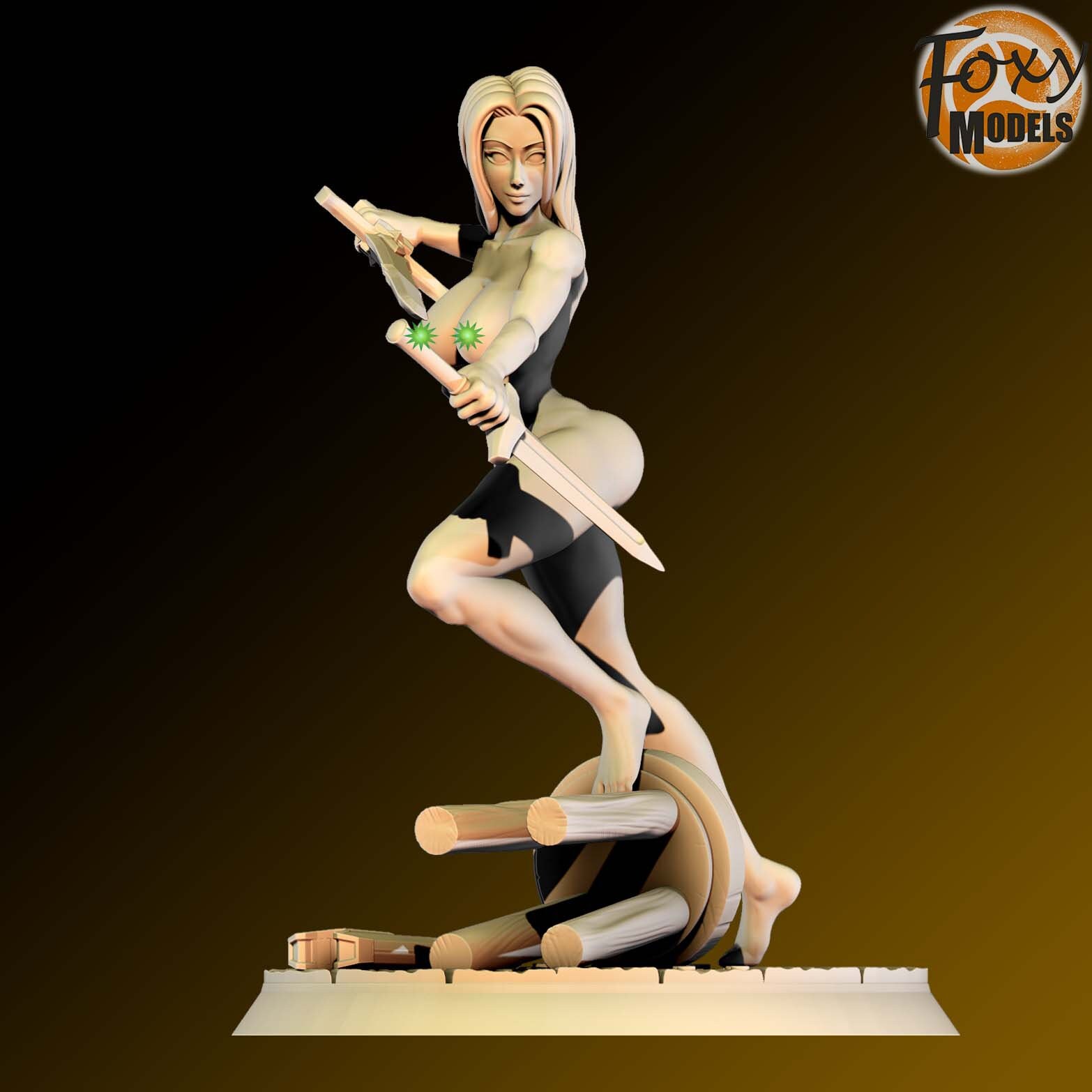 Assassin Pose 3 foxy Models - Etsy