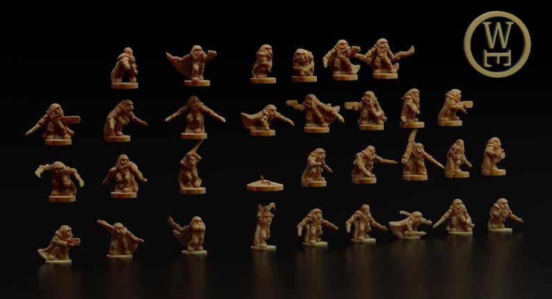 Rahiban Resistance Fighters 6/8/15mm (wakeless Rex) - Etsy