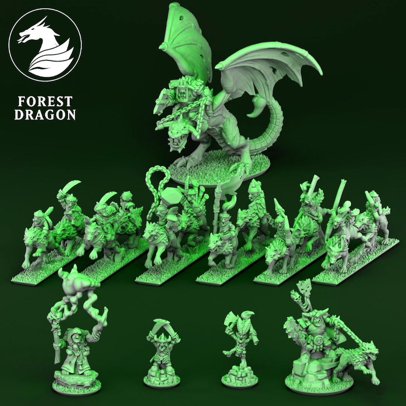 Orcs and Goblins 10mm Army Bundle (forest Dragon) - Etsy