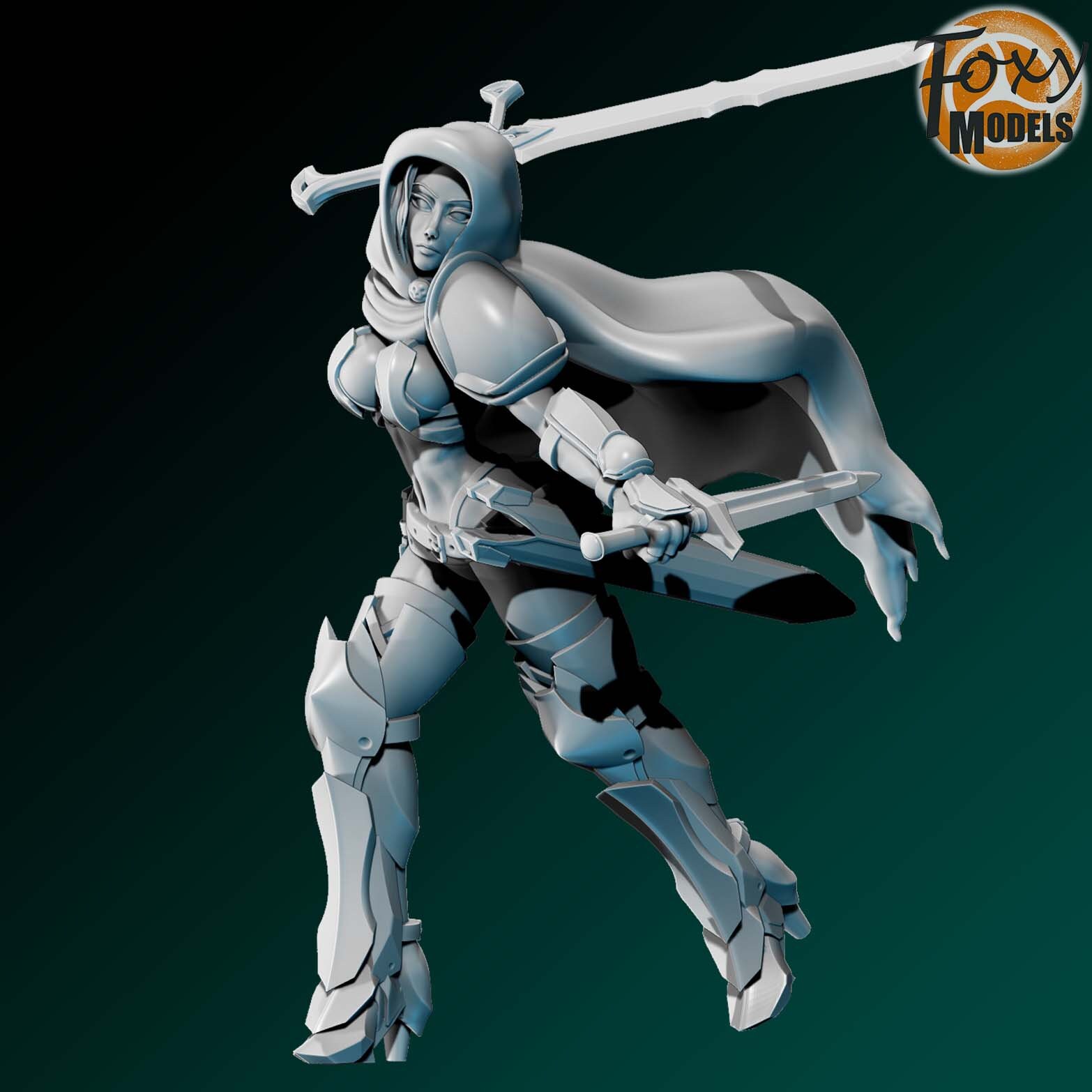 Assassin Pose 5 foxy Models - Etsy