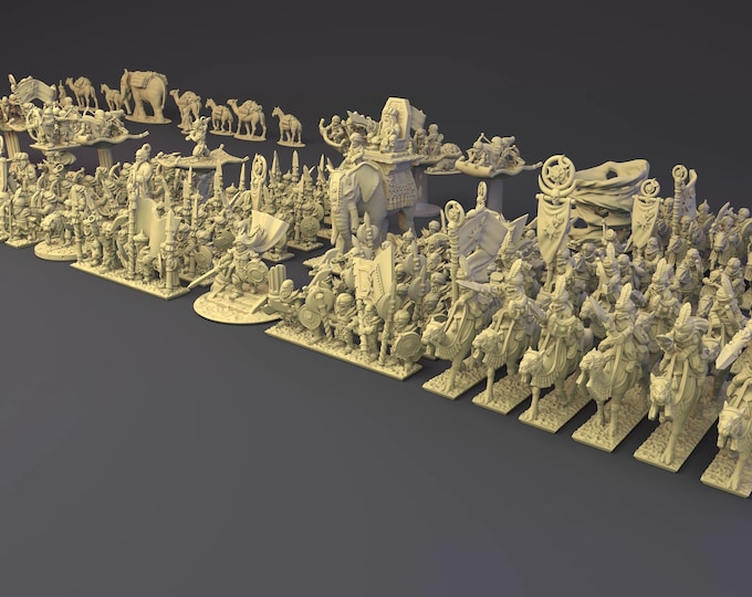 Desert Kings King 10mm Detailed Miniatures Warmaster - Etsy