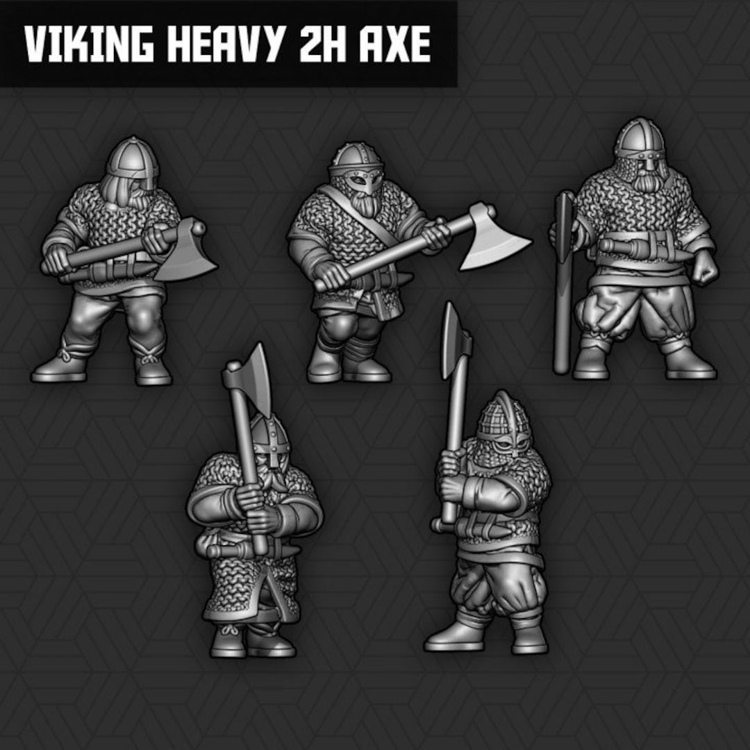Viking Heavy Foot 15mm (smol Miniatures) - Etsy