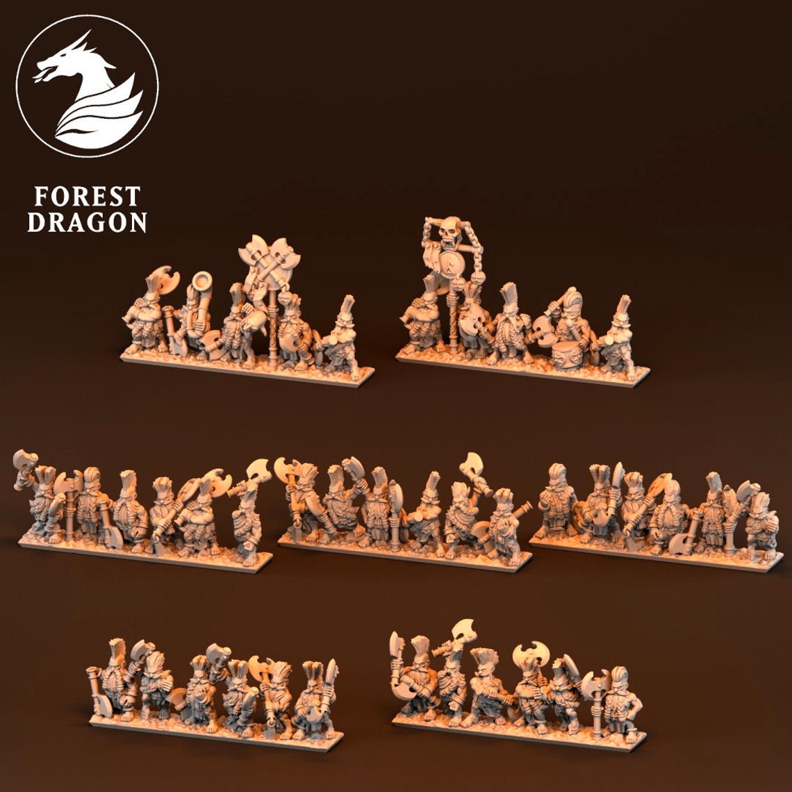 Dwarves 15mm Army Pack (forest Dragon) - Etsy