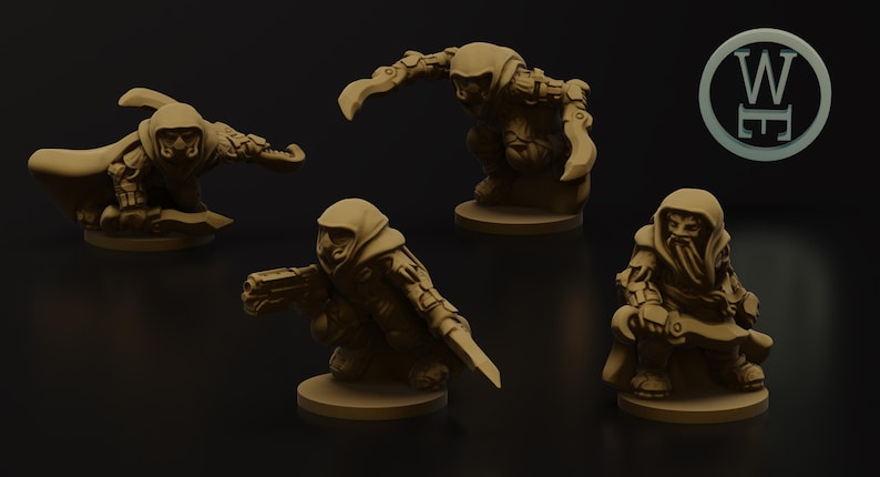 Rahiban Resistance Fighters 6/8/15mm (wakeless Rex) - Etsy