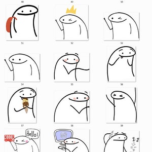 FLORK Meme/DEFORMITOS 300 png 300dpi A4 Florkofcows meme - Etsy México