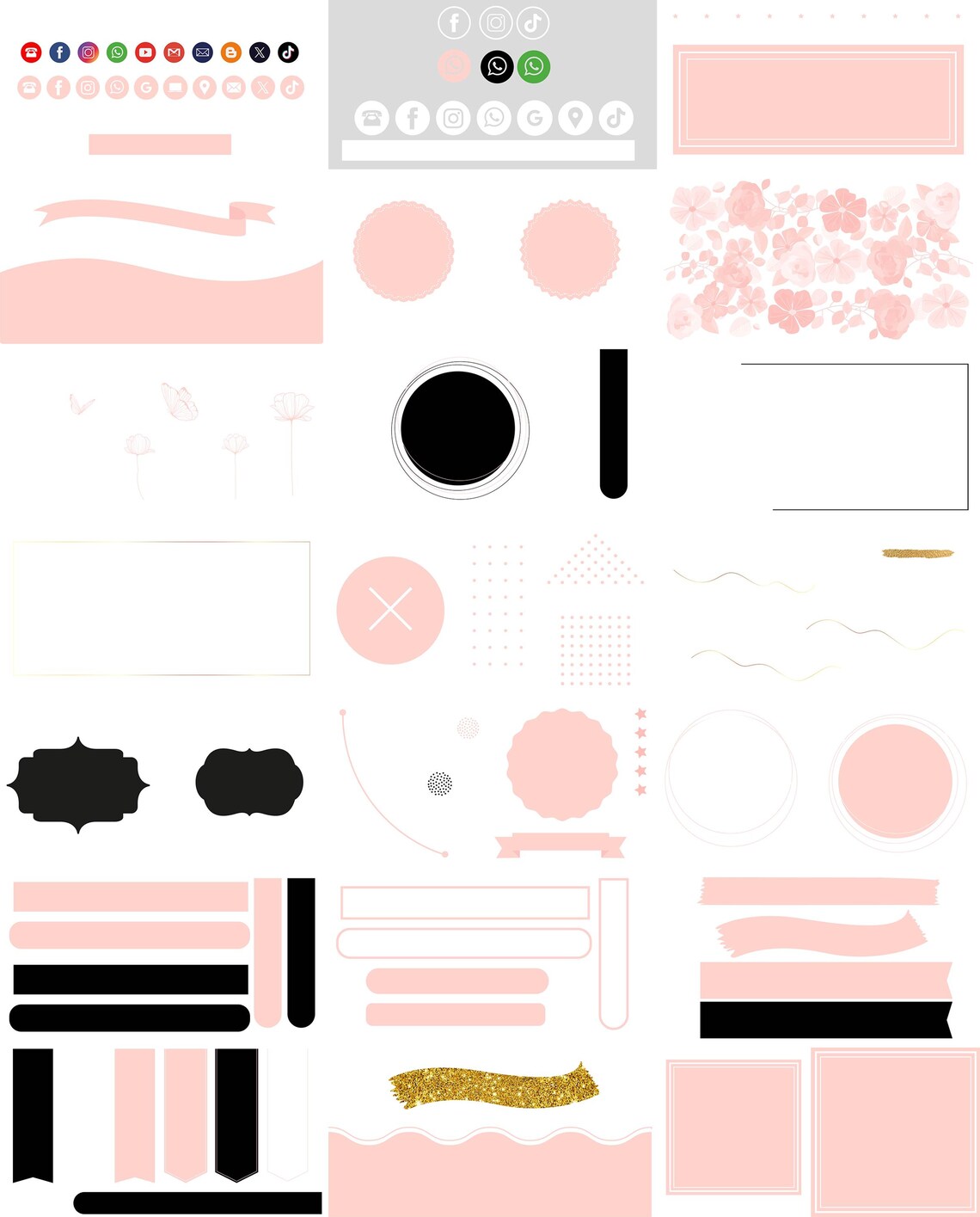 Facebook Templates Editable Canva 1200x628px Horizontal! - Etsy