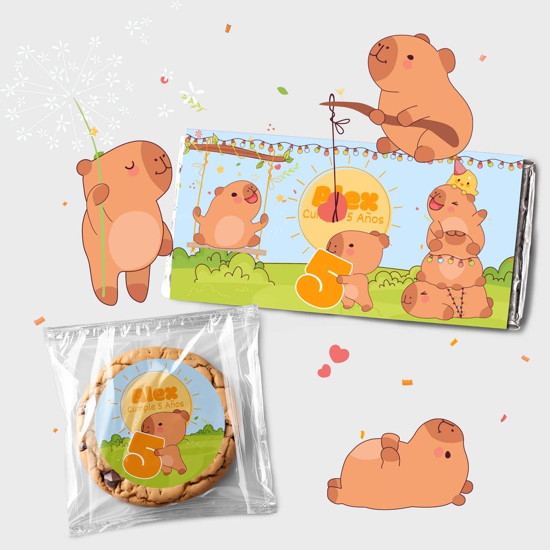 Capybaras Printable & Editable Party Kit - Etsy