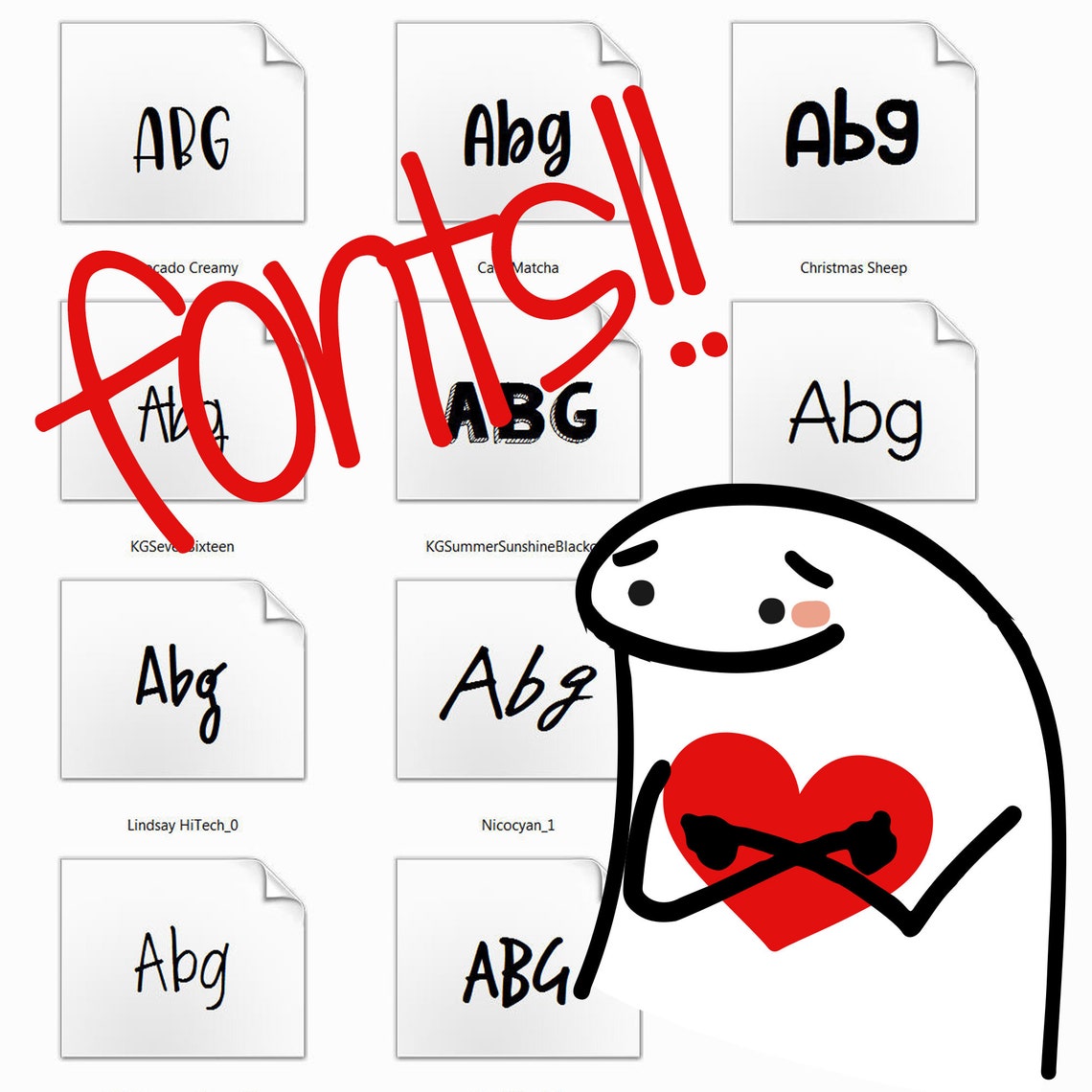 FLORK Meme/DEFORMITOS 300 png 300dpi A4 Florkofcows meme - Etsy México