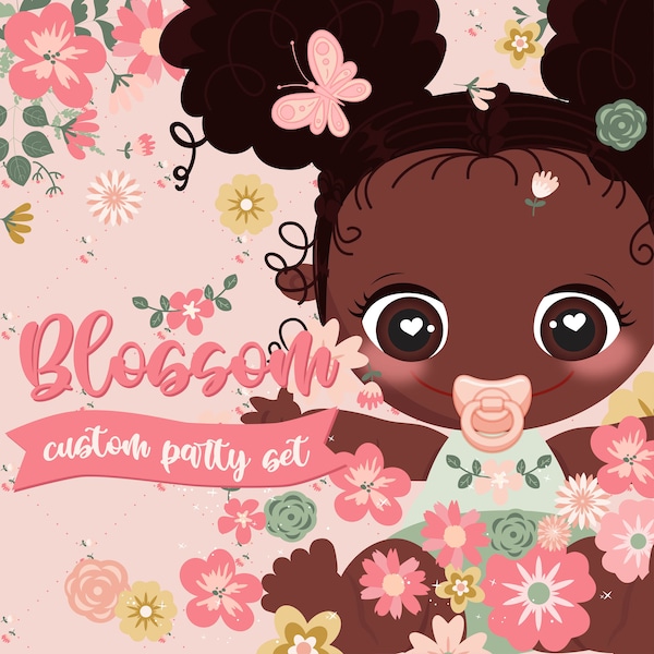 Afro Baby Birthday Invitation - Etsy