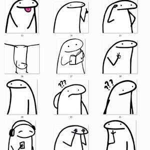 FLORK Meme/DEFORMITOS 300 png 300dpi A4 Florkofcows meme - Etsy México