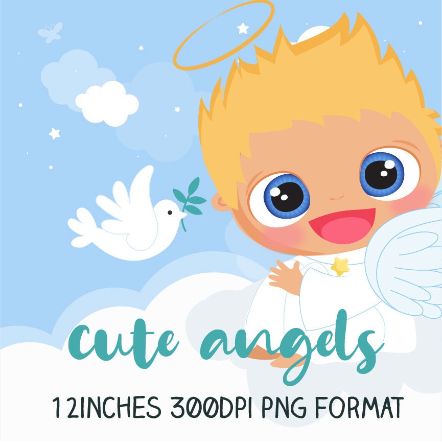 Angel PNG Bundle, Angelito bautismo PNG, Afro angel, gold angel, sweet ...