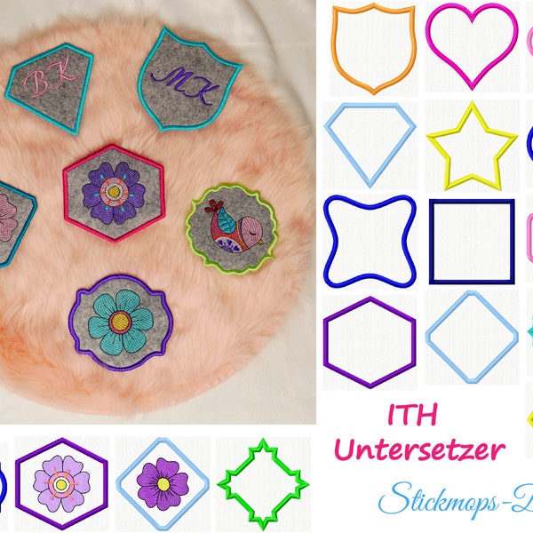 In the Hoop Coaster - Etsy