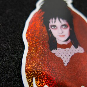 Lydia Deetz Glitter Sticker, Beetlejuice Sticker - Sparkly Sticker ...