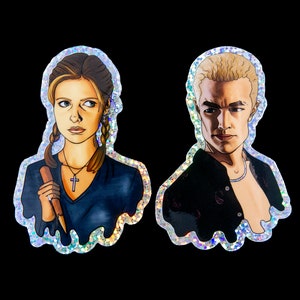 Buffy the Vampire Slayer Sticker, Buffy Summers Sticker, Glitter ...