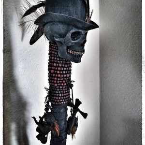 Baron Samedi Voodoo Staff, Egun Opa - Etsy