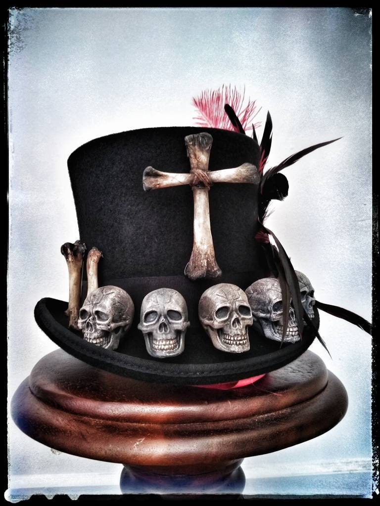 Baron Samedi Authentic Top Hat | Etsy