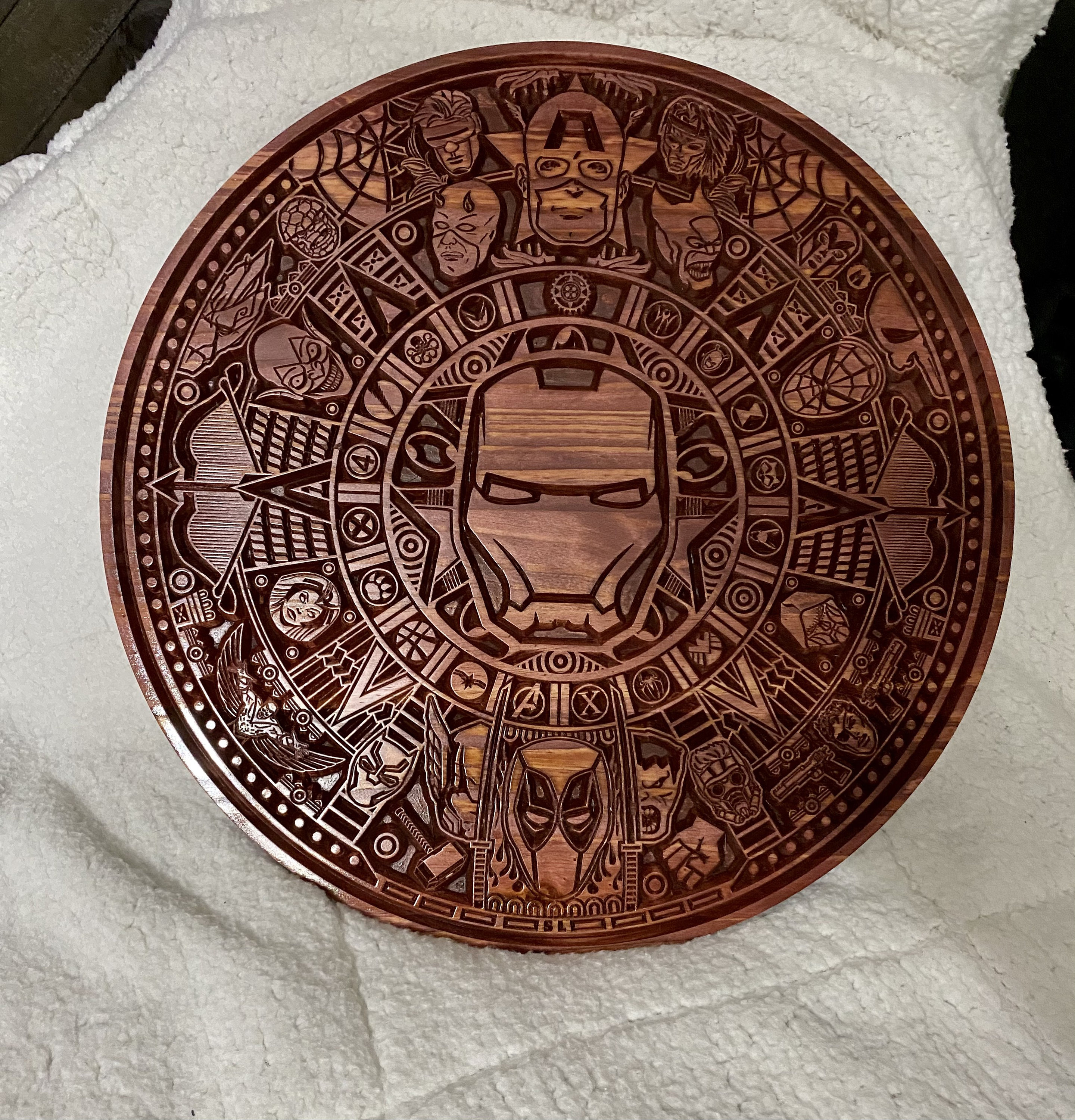 Marvel Universe Carved Plaque - Etsy