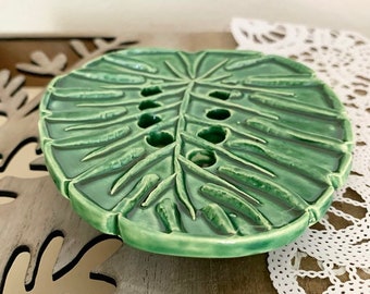 Ceramic Leaf Dish Plate - Etsy
