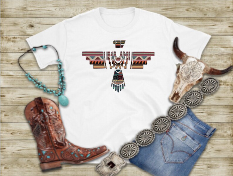 Aztec Thunderbird, Boho Gypsy, Southwest Thunderbird, Poly-cotton ...