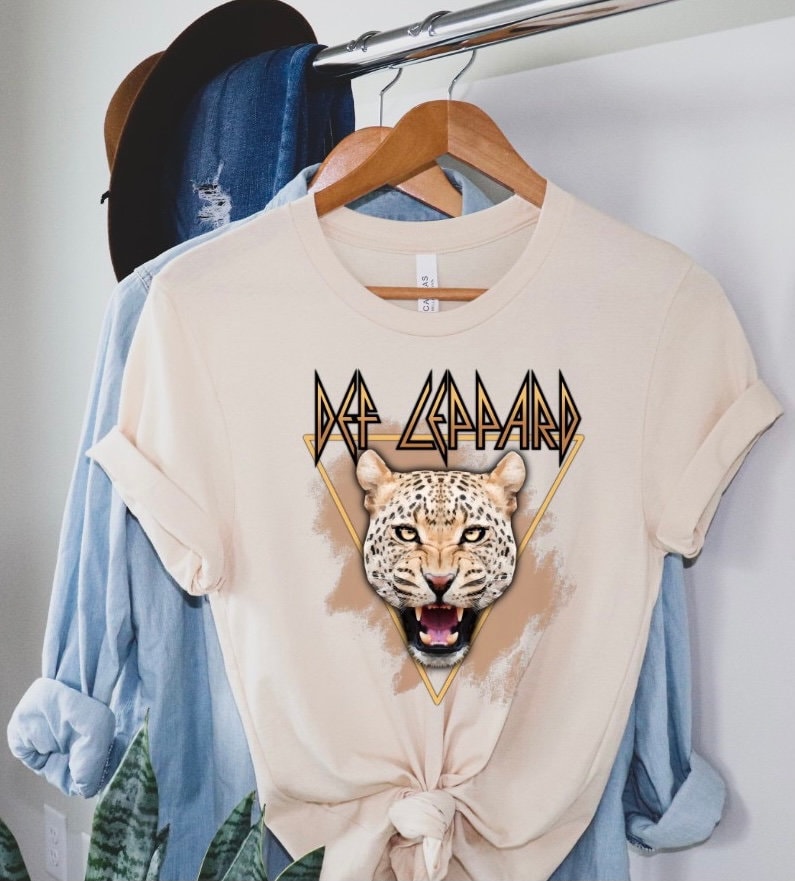 Def Leppard Graphic T-shirt - Etsy