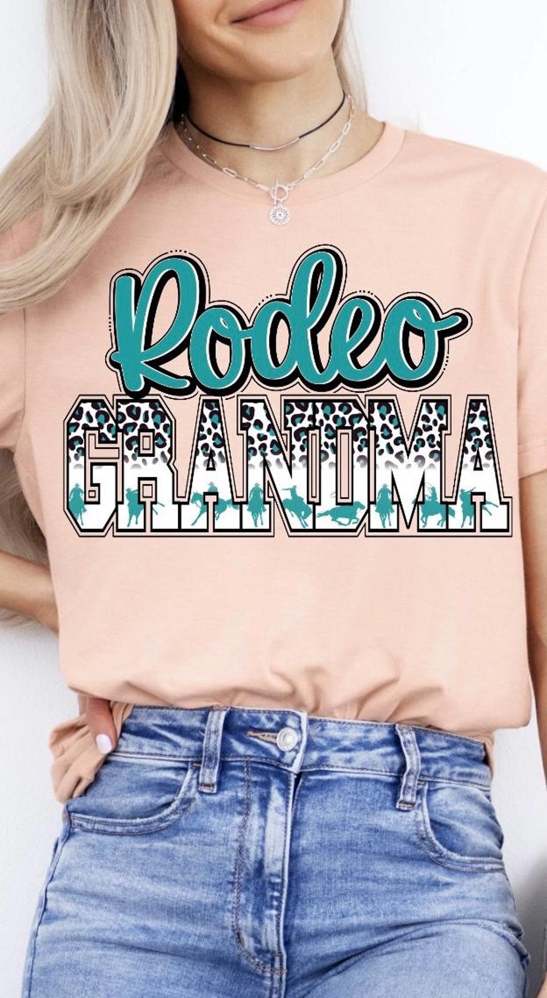 Rodeo Grandma Graphic T-shirt - Etsy