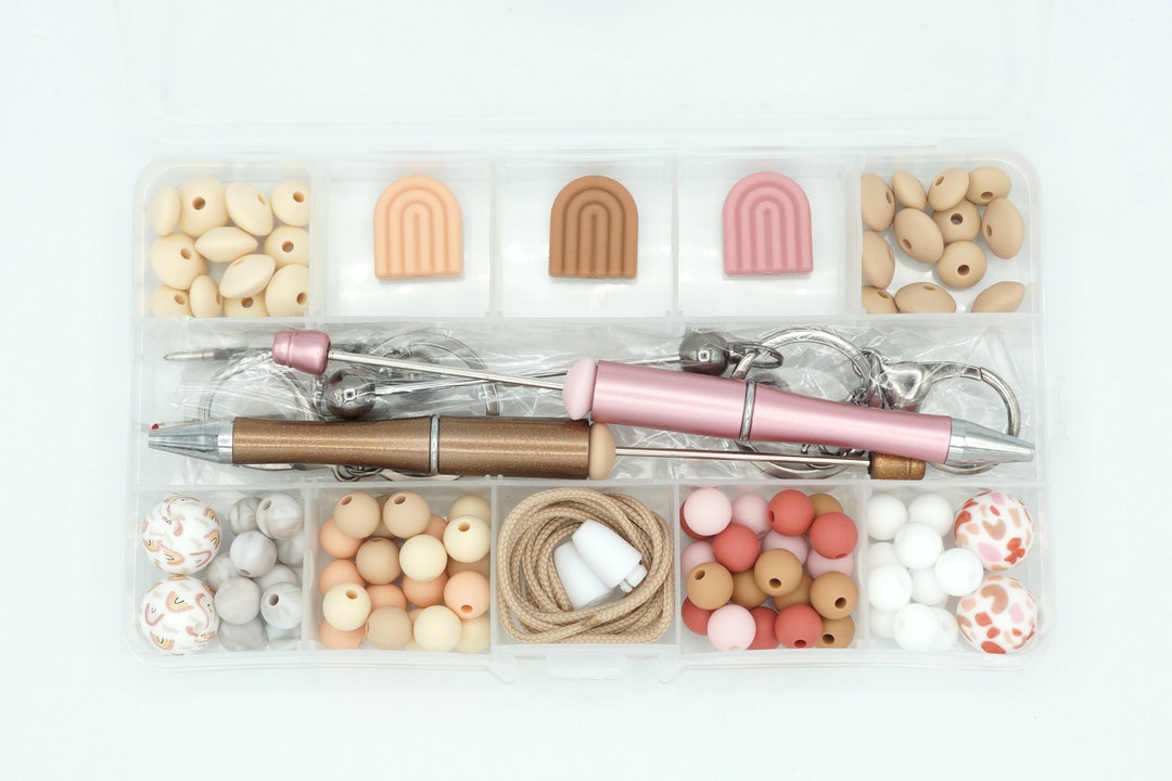 Silicone Bead Craft Kit (boho Rainbow) | Focal Beads | Beadable Pens ...
