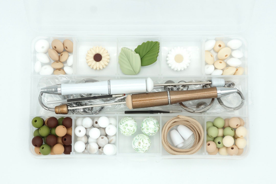 Silicone Bead Craft Kit (boho Flower) | Focal Beads | Beadable Pens ...