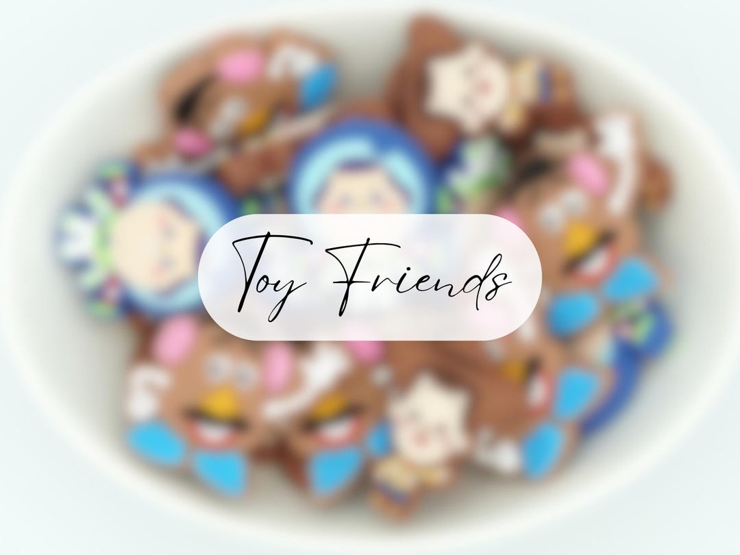 Toy Friends Silicone Focal Beads | *2-packs & Full Character Sets* | 2D ...
