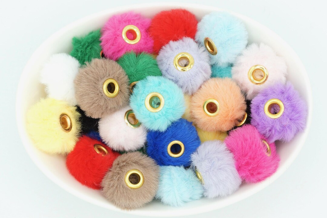 Fluff Spacer Beads | 20mm | 5 Pack | DIY Jewellery and Craft Projects ...