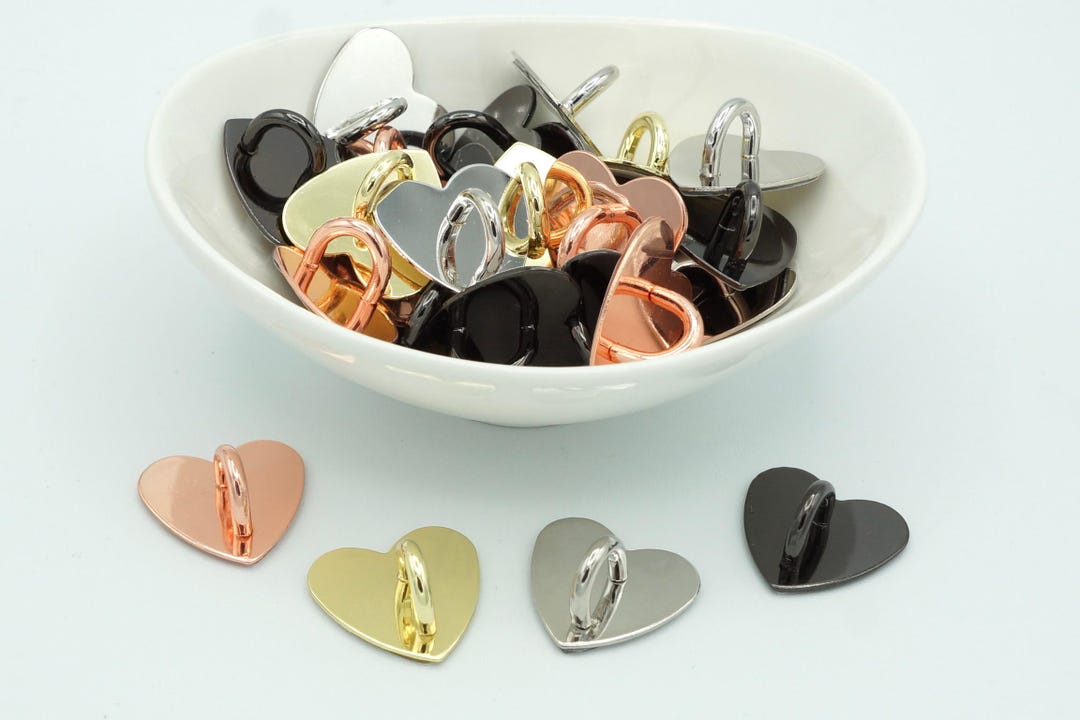 Charm Hook *2 Pack* (heart) | Phone Charm Hook | Silicone Bead Hook ...