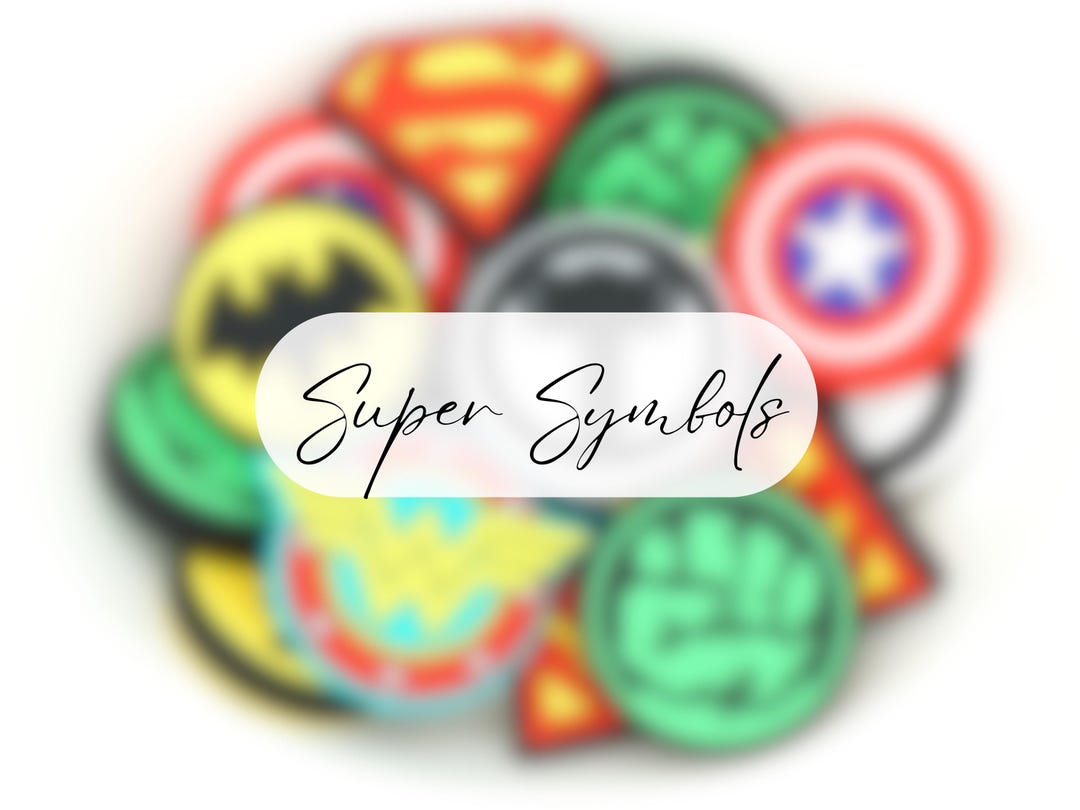 Super Symbols Silicone Focal Beads | *2-packs & Full Character Sets ...