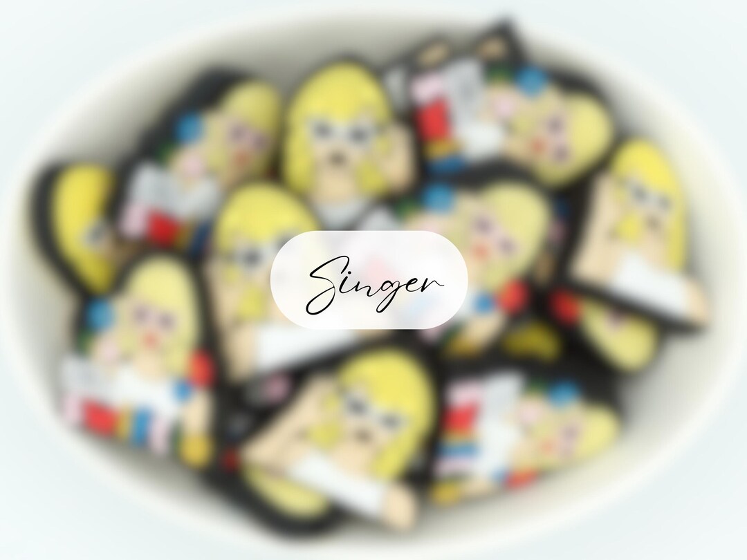 Singer PVC Focal Beads | *2-pack* | Pen, Keychain & Craft Beads - Etsy