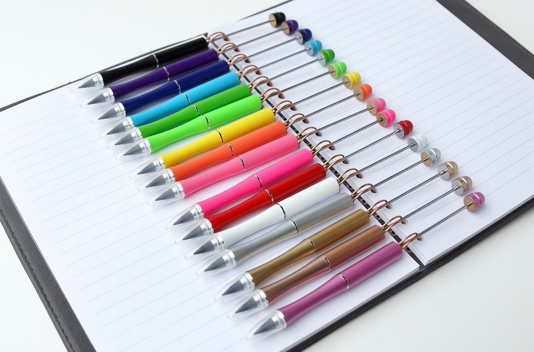 Beadable Endless Pencil | Metal | Multiple Colours | Beadable Bar | No ...