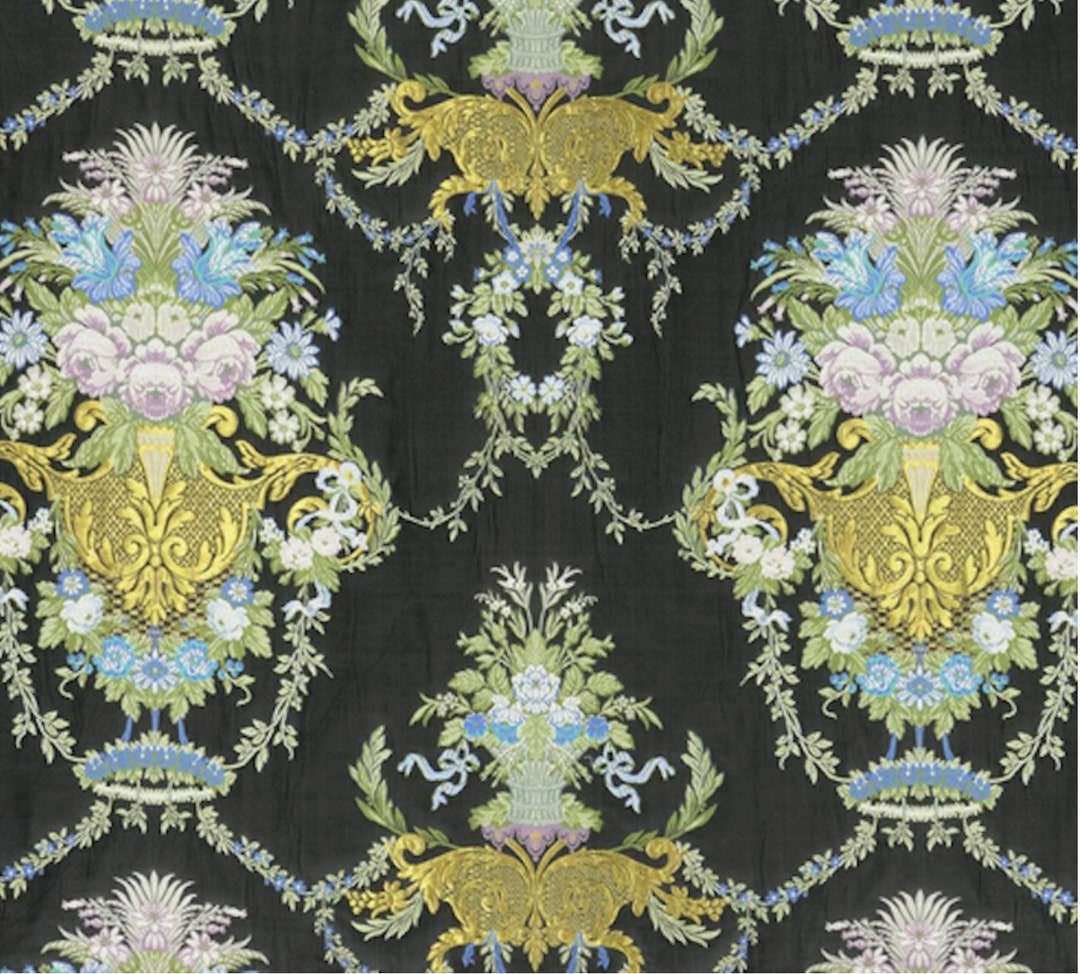 Designers Guild Fabric Royal Collection Savigny Ebony FQ025/03 ...