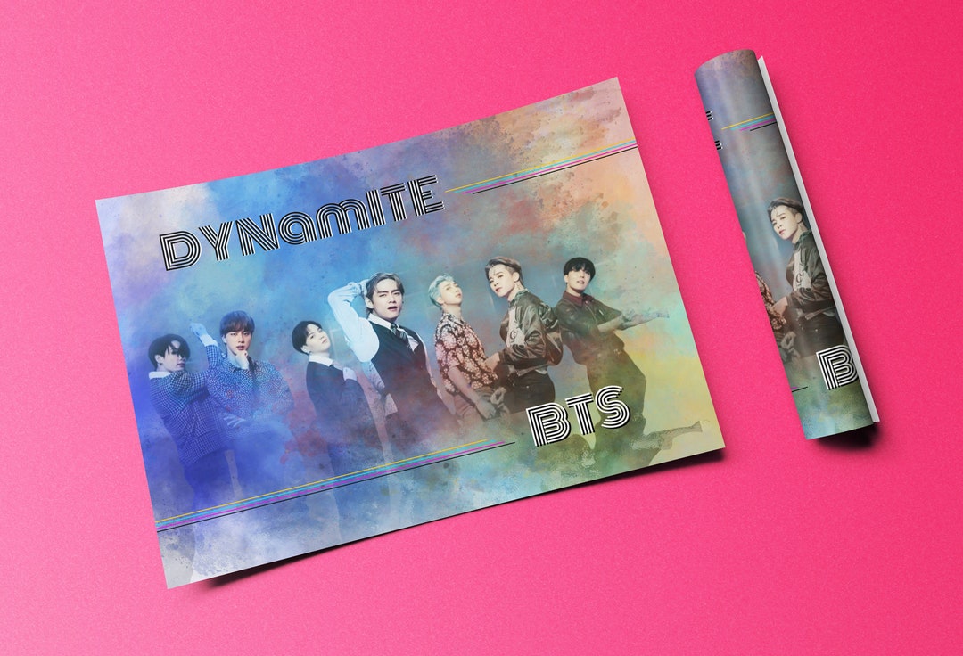 BTS 2020 Dynamite Poster Unique Original BTS Merch Art Print - Etsy UK