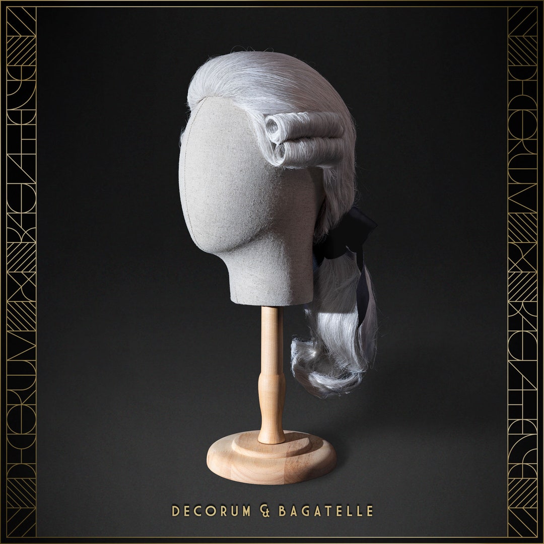 WIG "monseigneur" Man Wig Rococo 18th Century Colonial Reenactment ...