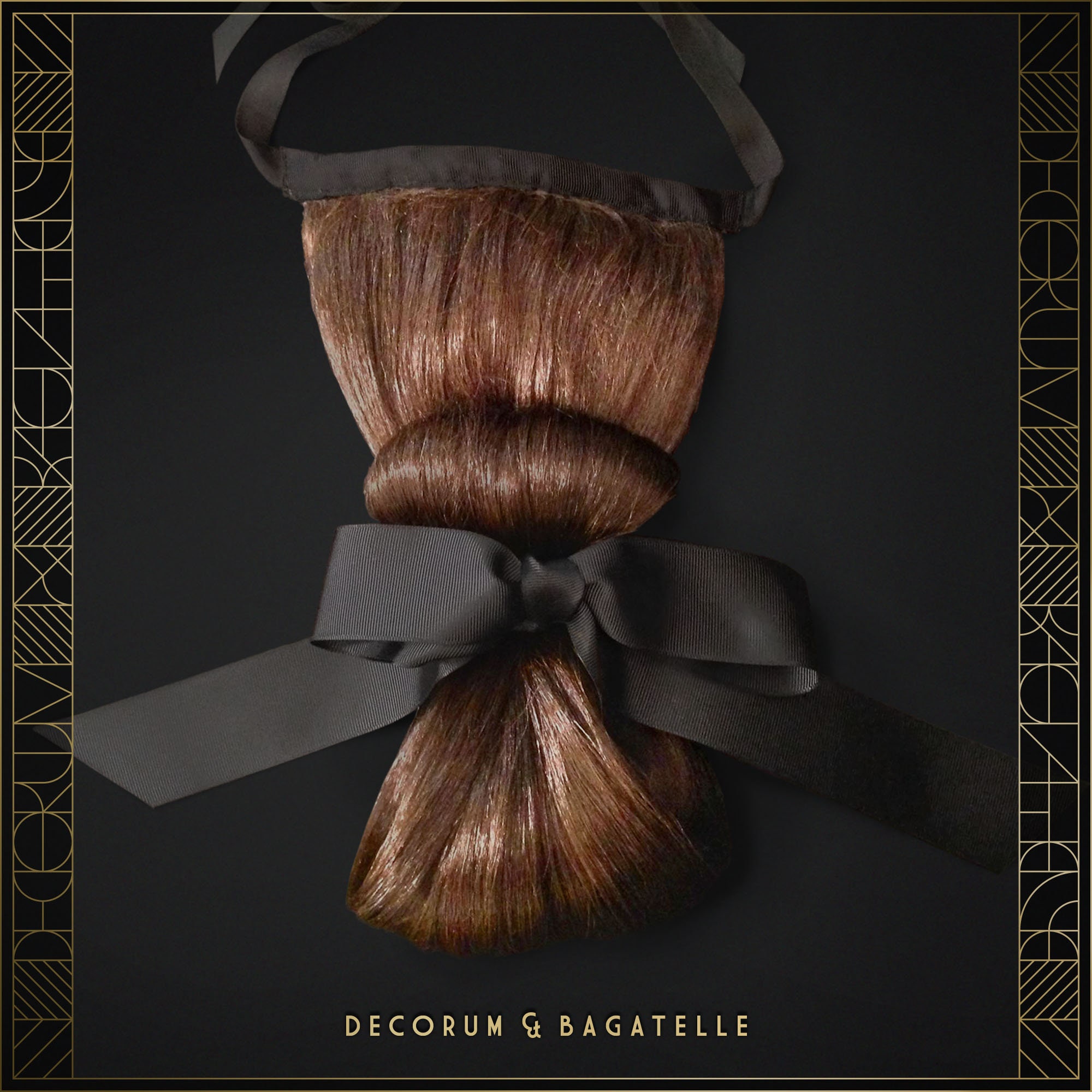 Perruque "catogan" Postiche Clubbed Hair Tail Wig Rococo 18th Century ...