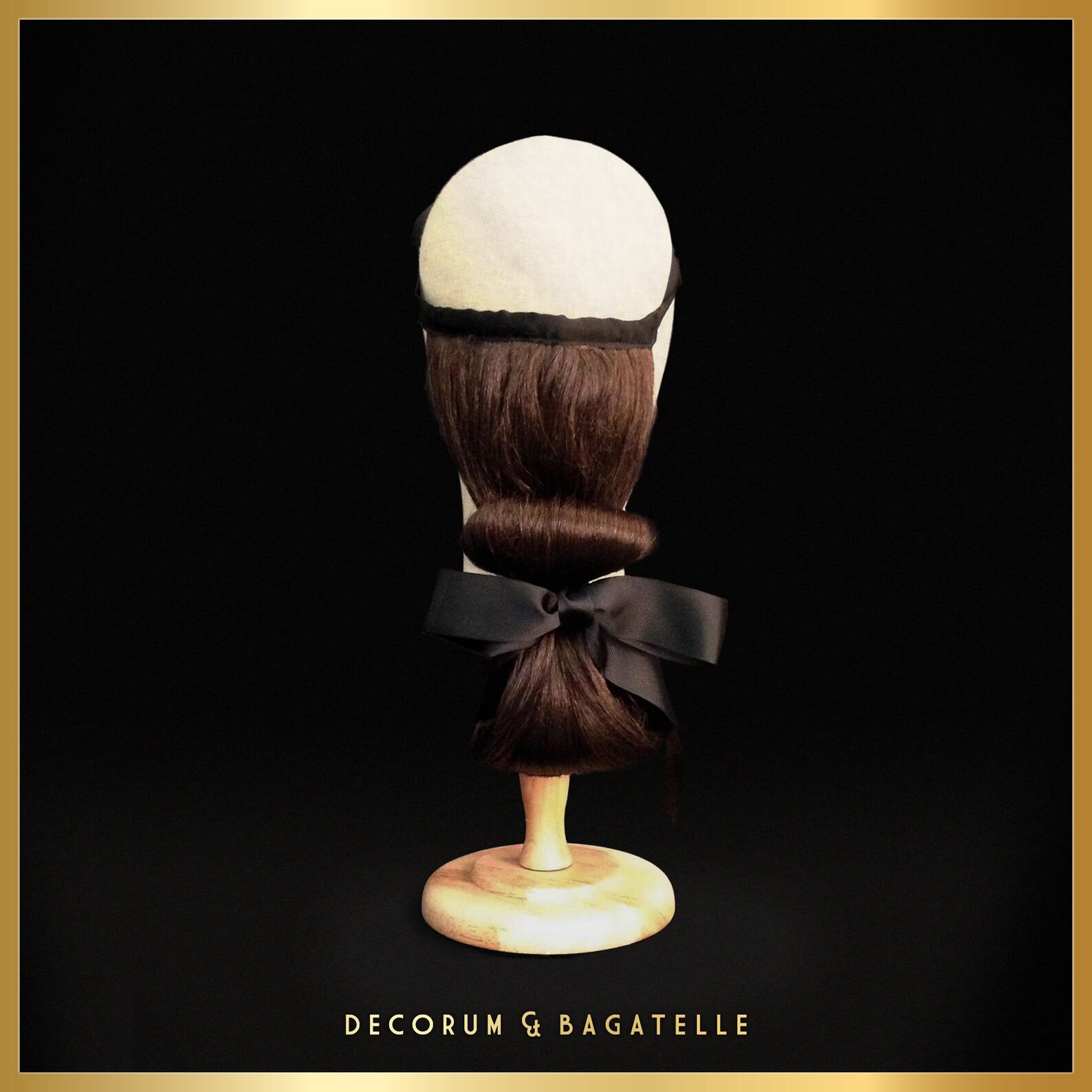 Perruque catogan Postiche Clubbed Hair Tail Wig - Etsy