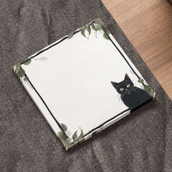Cat Sticky Notes - Etsy