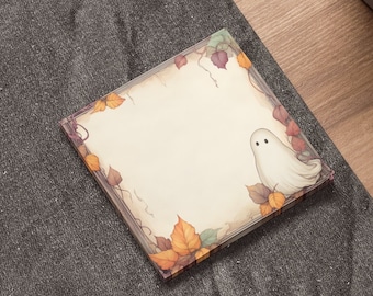Autumn Bear Sticky Notepad Cute Fall-themed Sticky Notes - Etsy