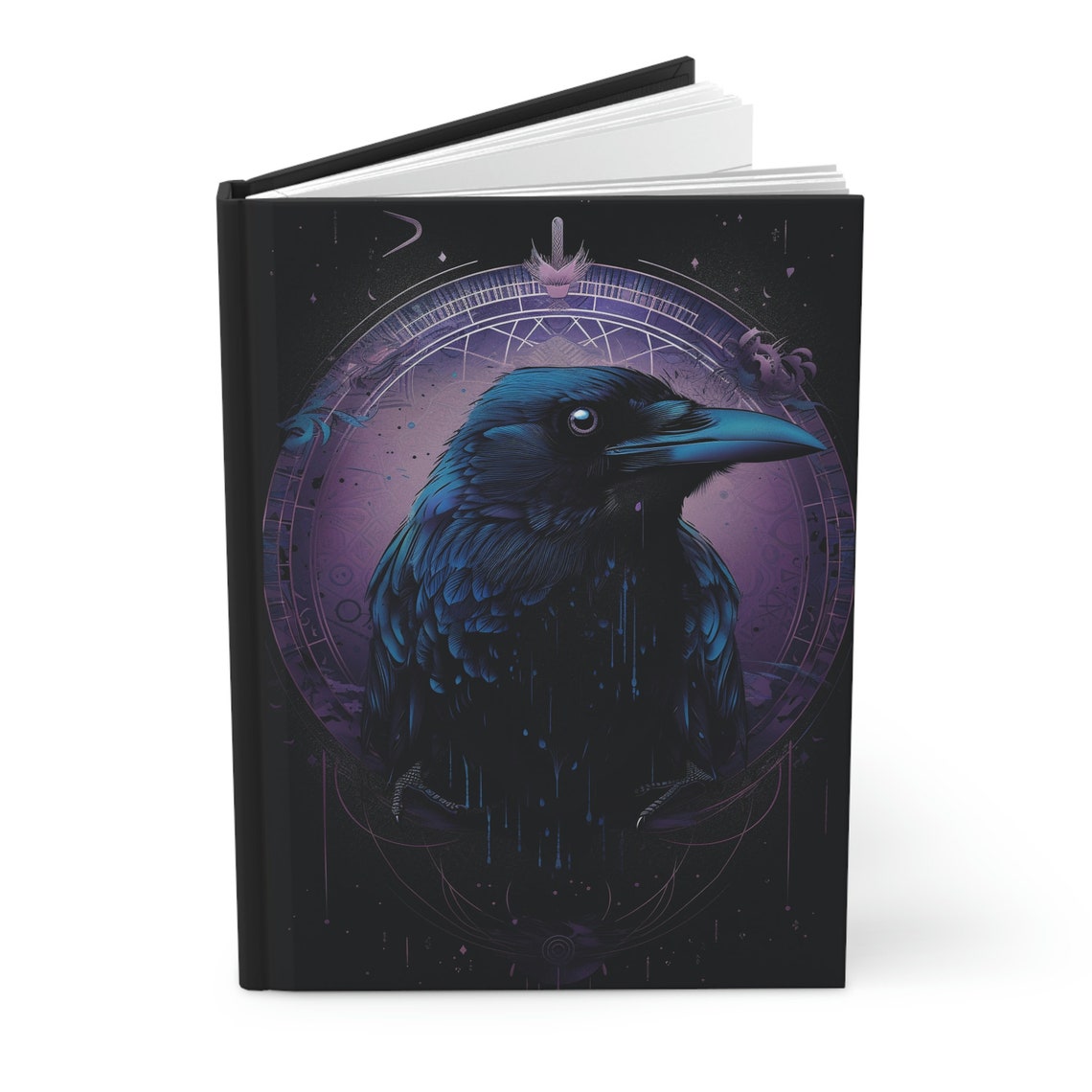 Raven Journal Gift | Gothic Raven Notebook | Notes Journaling Journal ...
