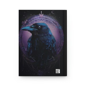 Raven Journal Gift | Gothic Raven Notebook | Notes Journaling Journal ...
