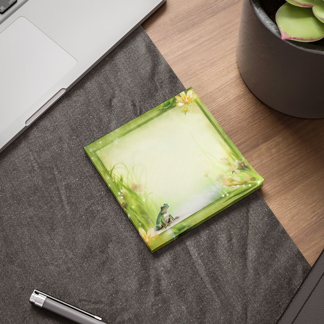 Frog Sticky Notes | Stationery Memo Pad | Frog Stationery | Adhesive ...
