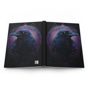 Raven Journal Gift | Gothic Raven Notebook | Notes Journaling Journal ...