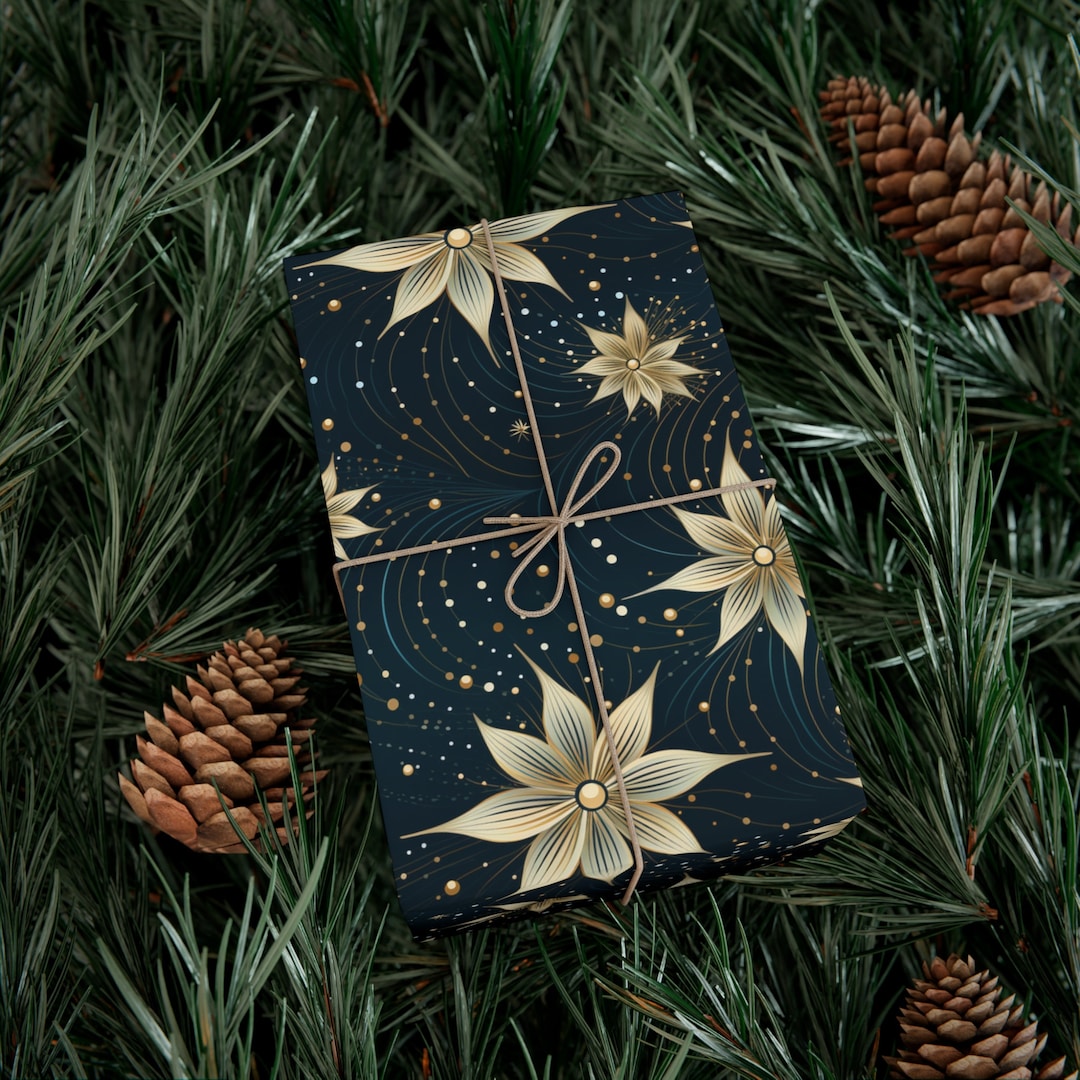 Elegant Embellished Floral | Gift Wrap Papers - Etsy