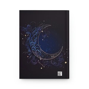 Celestial Moon Journal | Hardcover Journal Lined | Matte Finished ...