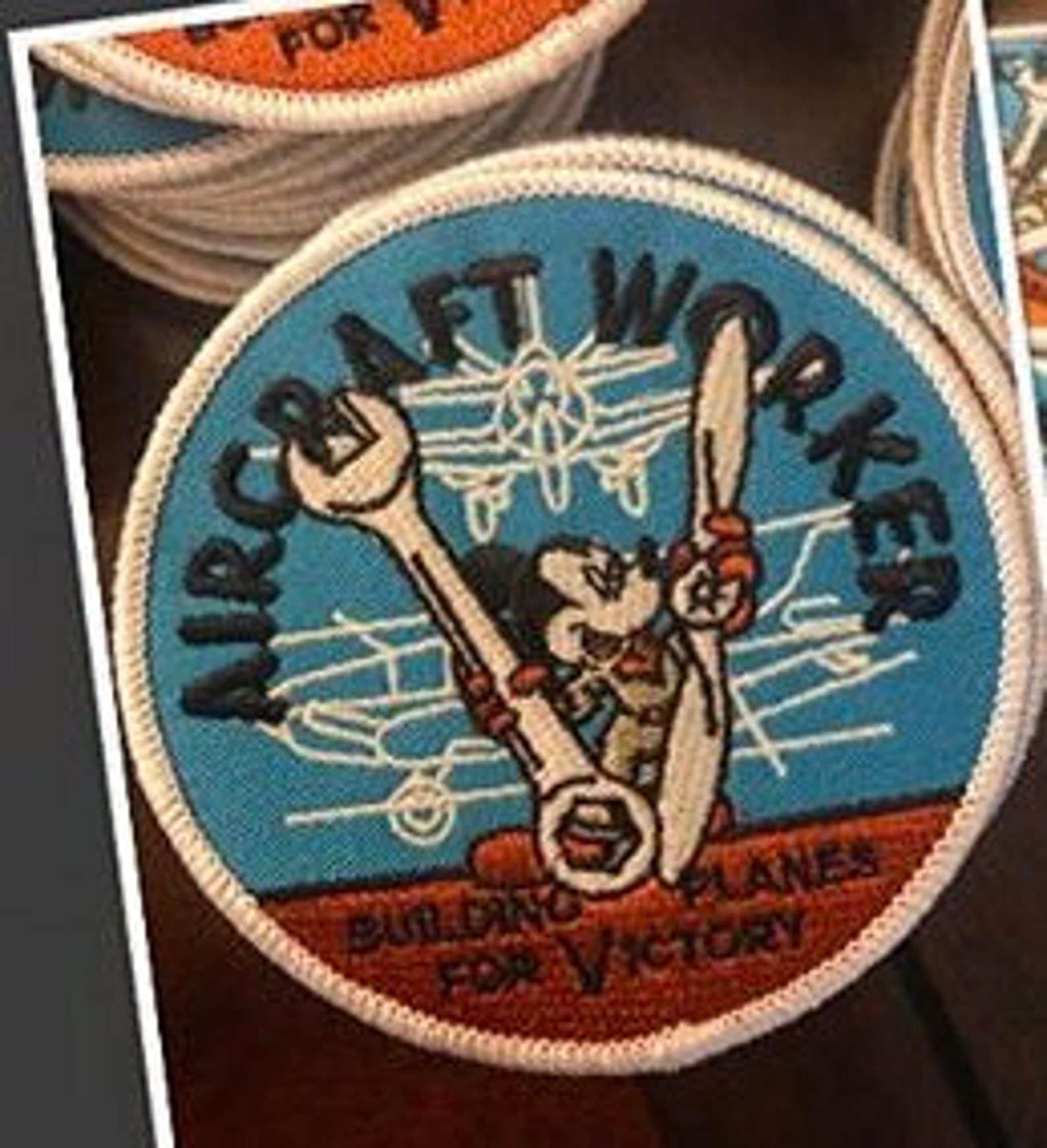 Aircraft Worker Victory Patch Worn by Workers at the Lockheed Martin ...