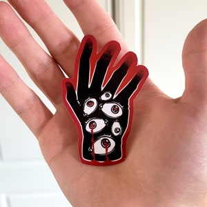 Gore Eyeball Teeth Stickers ! / Waterproof / Horror Vinyl Sticker for ...