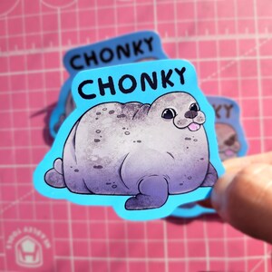 Cute Seal Stickers / Waterproof / Floating Seal Harp Seal Stickers for ...