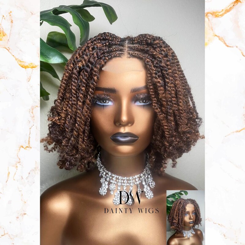 Short Kinky Twist Wigs - Etsy